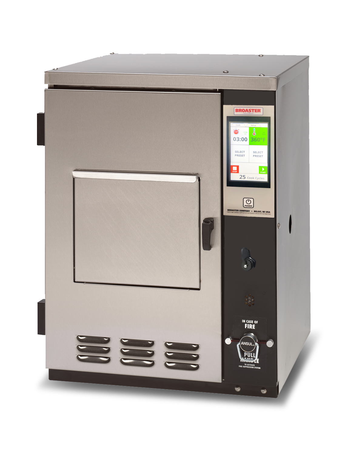 Broaster Pressure Fryer Ventless Countertop Fryer VF-2 with Smart Touc ...