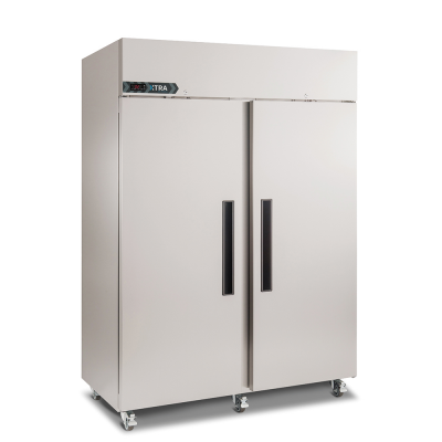 Stephens Double Door Upright Refrigerator - Stainless Steel Design ...